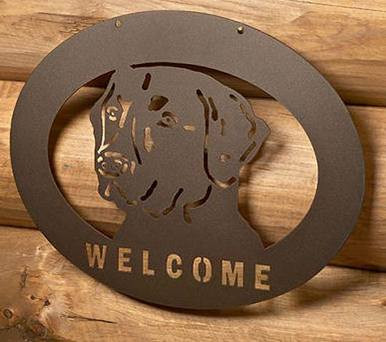 P&D Metalworks Lab Welcome Sign - WisconsinMade Artisan Collective