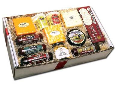 Deluxe Wisconsin Cheese and Sausage Gift Box (3238)