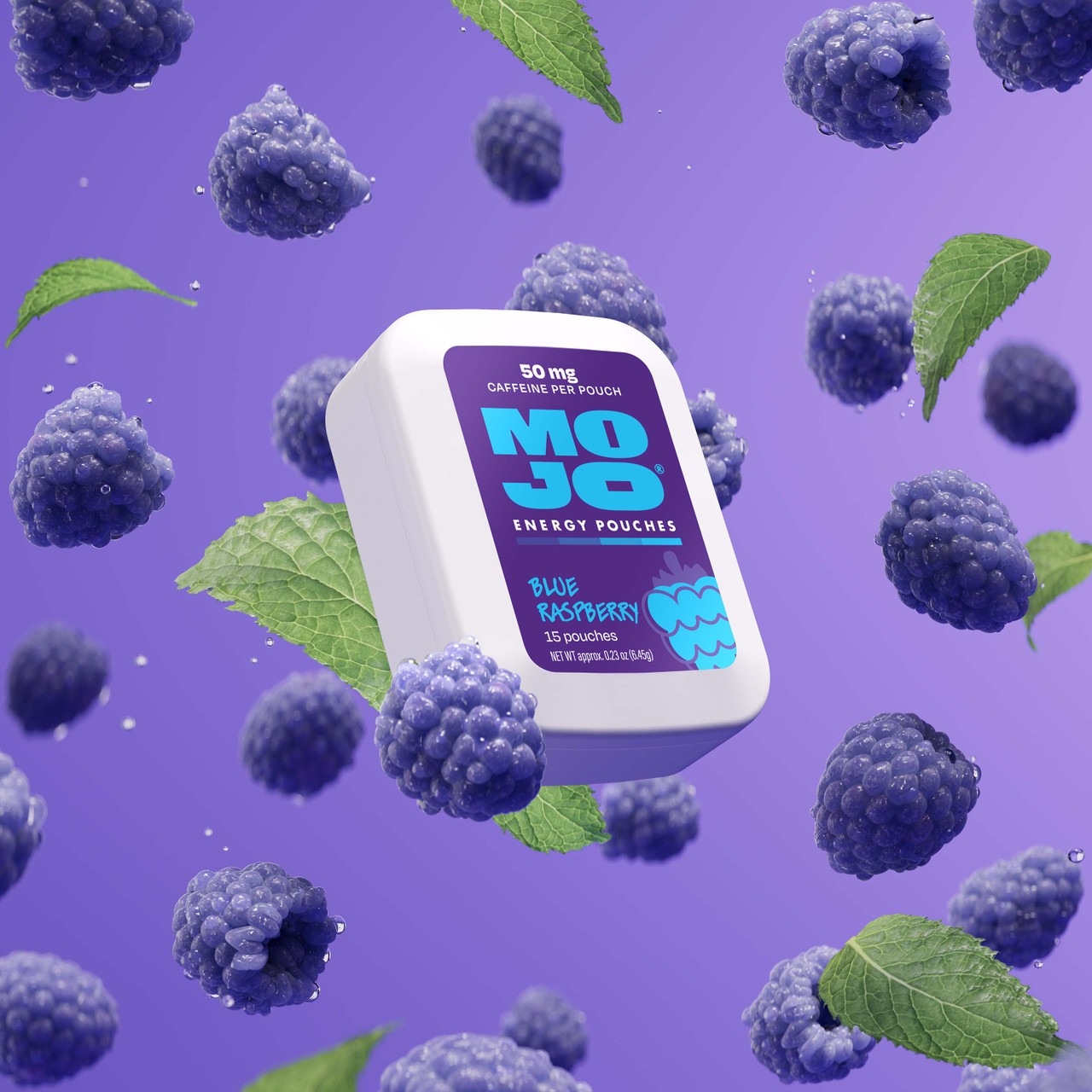 Blue Raspberry Mojo Energy Pouches