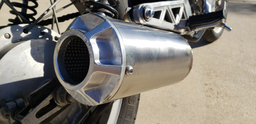 HONDA GB500 GB400 Stainless exhaust MEGAPHONE 2N1 Tourist Trophy GB XBR ...