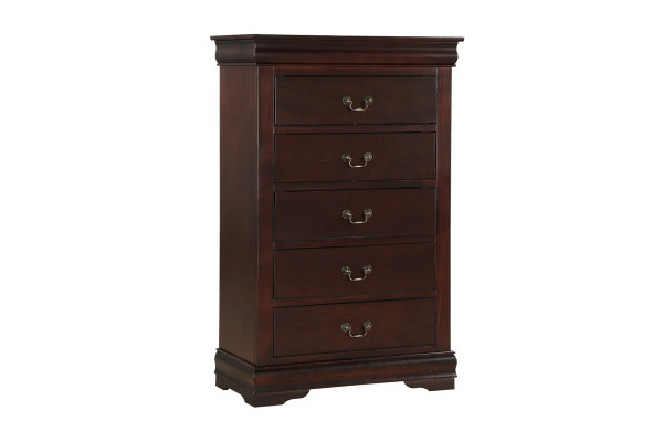 Crown Mark 3820 Louis Philip Cherry Chest | Bi-Rite Furniture