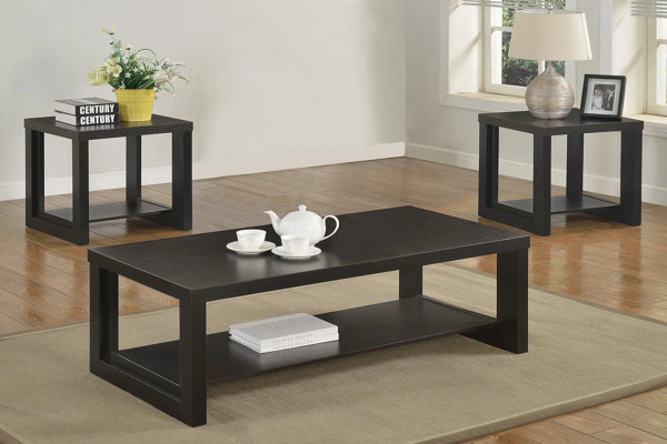 Crown Mark 4121 Audra Espresso Coffee End Tables | Bi-Rite Furniture