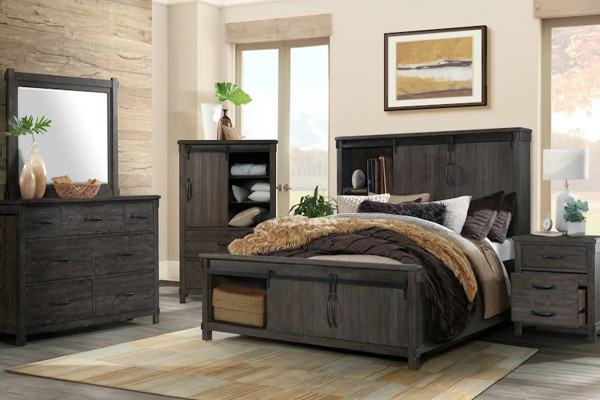 Elements SC300 Scott Dark Bedroom Set | Bi-Rite Furniture