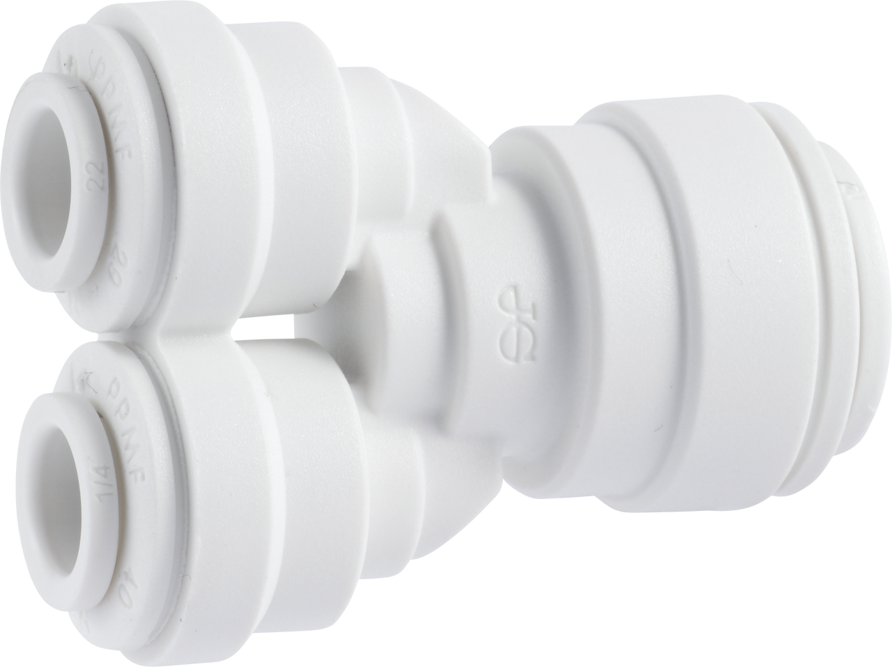 PART U2WDC - UNEQUAL TWO-WAY DIVIDER CONNECTOR - WHITE POLY - Specialty ...