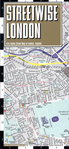 Streetwise London Map - Laminated City Center Street Map of London ...