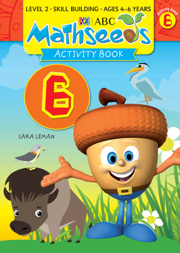 ABC Mathseeds Activity Book 6 Level 2 Ages 4-6 - Bookloop Books and Gifts