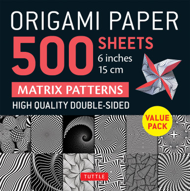 Origami Paper 500 sheets Matrix Patterns 6" (15 cm) by Tuttle Studio ...