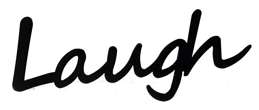 LAUGH WORD CUT-OUT