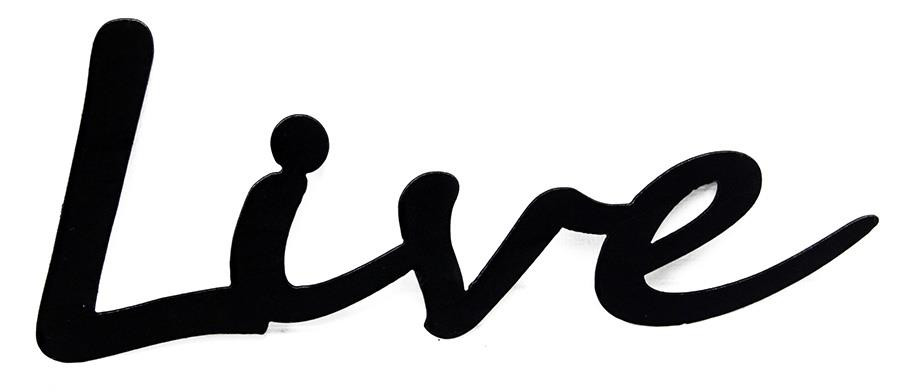 LIVE WORD CUT OUT LIVE WORD CUT OUT
