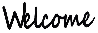 WELCOME WORD CUT-OUT