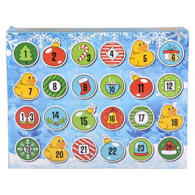 Bulk Christmas Rubber Duckies Advent 192pc 2" 24 Styles | ToyBarn®