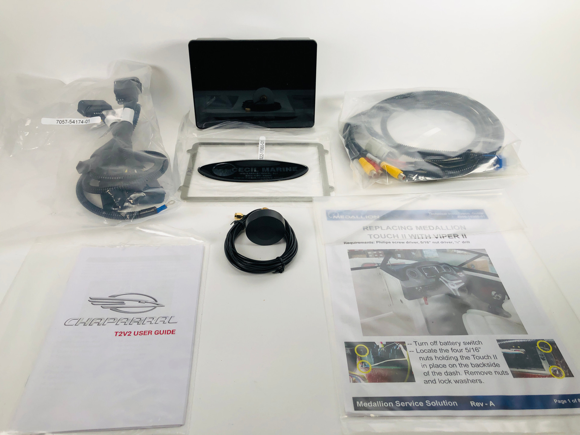 CHAPARRAL VORTEX MEDALLION DISPLAY - 7.0" COLOR TOUCH DISPLAY REPLACES ...