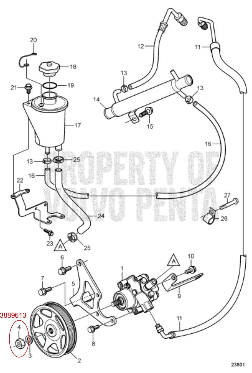 $589.99* GENUINE VOLVO no tax* POWER STEERING PUMP 3887373 *In Stock ...