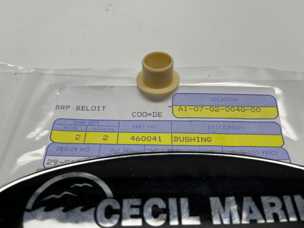 $14.99* GENUINE BRP BUSHING 0460041 *In Stock & Ready To Ship! - Cecil Marine
