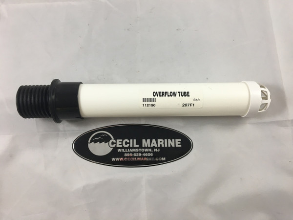 THREADED OVERFLOW TUBE FOR LIVEWELL - Cecil Marine