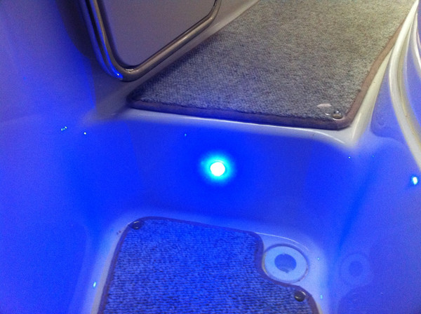 LIGHT - BLUE LED BULKHEAD *In Stock & Ready To Ship! - Cecil Marine