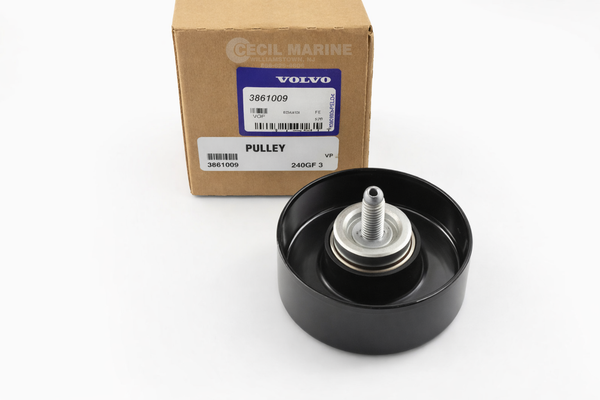 $144.99* GENUINE VOLVO no tax* IDLER PULLEY 3861009 *In Stock & Ready ...