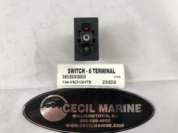 6 TERMINAL SWITCH BASE - Cecil Marine