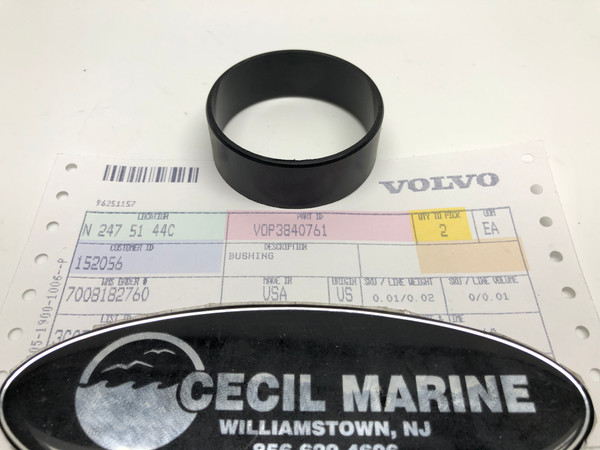 $14.99* GENUINE VOLVO TRANSOM SHIELD BUSHING 3840761 *In Stock & Ready To Ship! - Cecil Marine