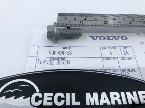 $3.99* GENUINE VOLVO FLANGE SCREW 984753 *In Stock & Ready To Ship ...