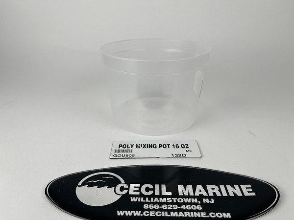 POLY MIXING POT 16 OZ no tax* (GOU805) *IN STOCK AND READY TO SHIP ...