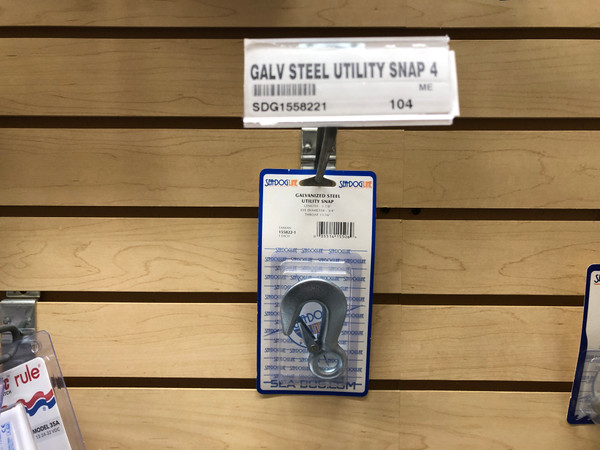 GALV STEEL UTILITY SNAP 4" - Cecil Marine