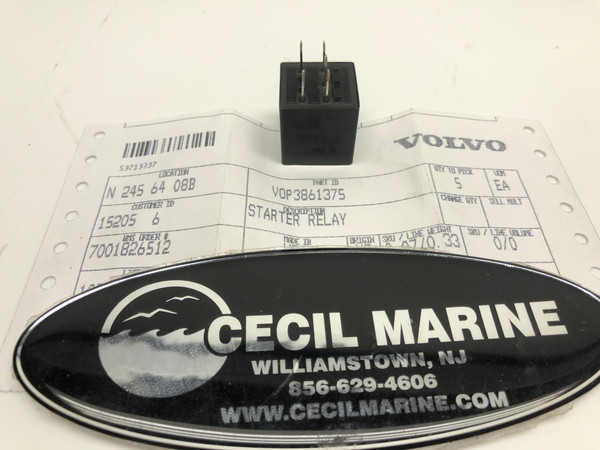 $31.99* GENUINE VOLVO STARTER RELAY 3861375 *In Stock & Ready To Ship ...