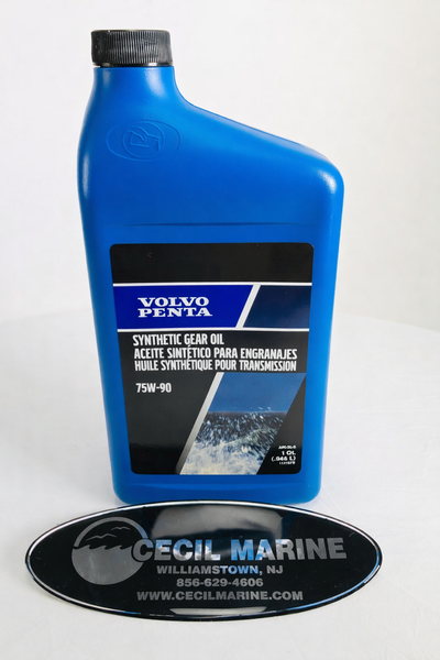 $28.99* GENUINE VOLVO PENTA no tax* 75W - 90 SYNTHETIC OUTDRIVE OIL ...