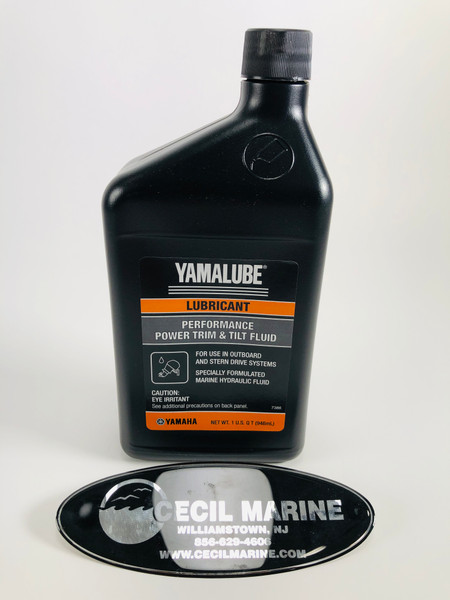 $13.99* GENUINE YAMAHA no tax* POWER TRIM/TILT FLUID 32 OZ. ACC-PWRTR ...