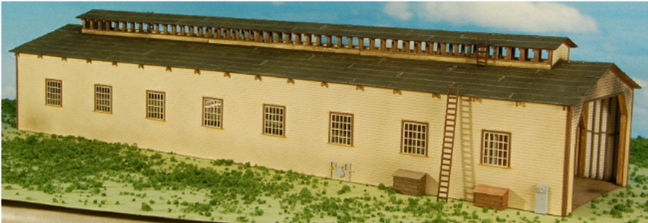 19095 Ho Scale Engine House 2 Stall Gclaser