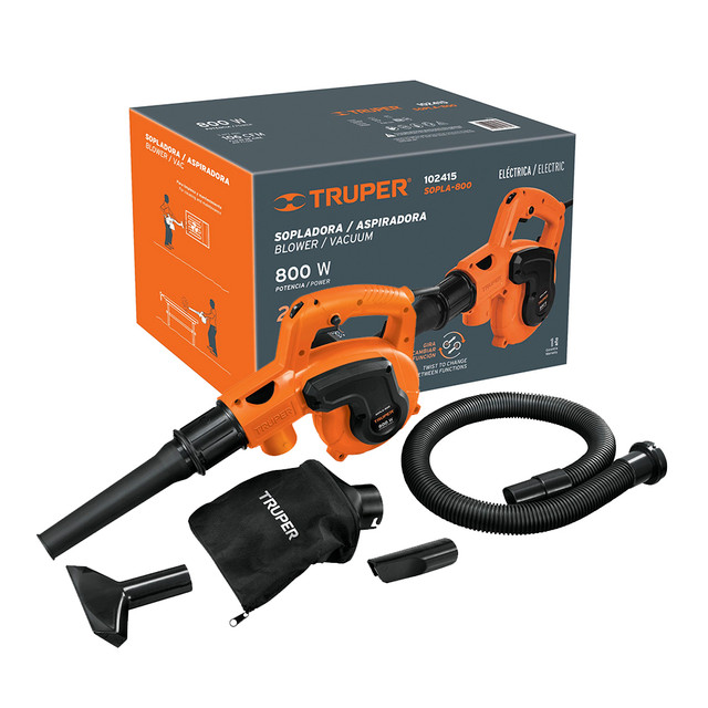 Encuentra SOPLADORA/ASPIRADORA ELÉCTRICA 800 W, TRUPER 102415 (SOPLA ...