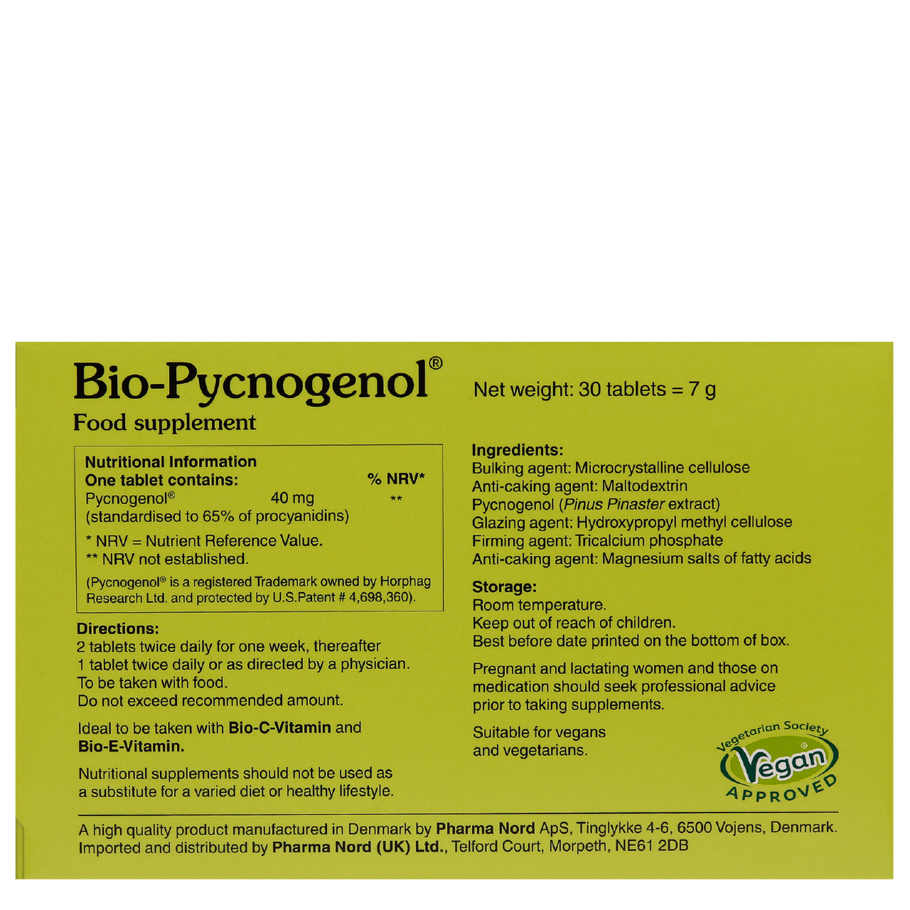 Pharma Nord Bio-Pycnogenol, 40mg 30 Tablets - VictoriaHealth