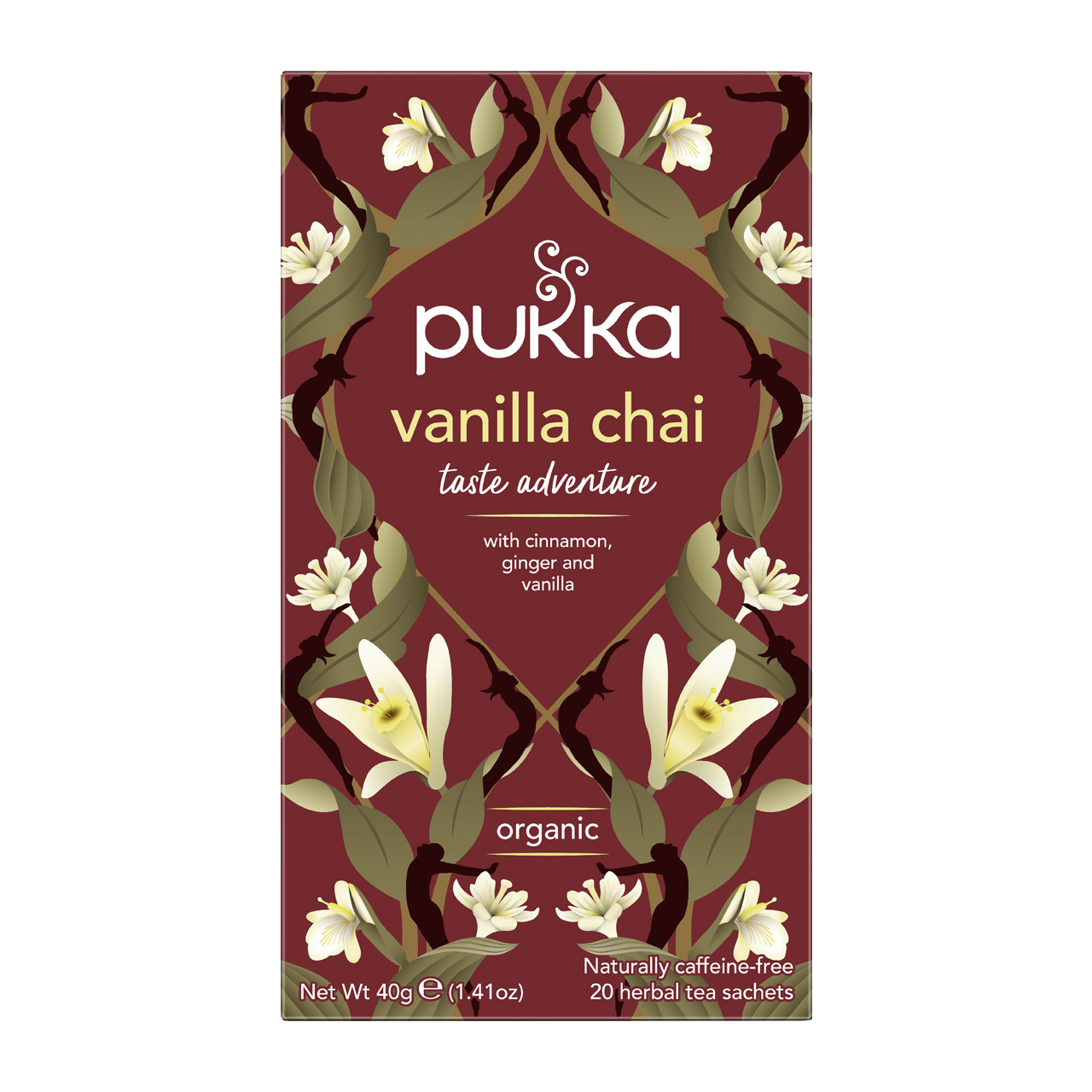 Pukka Herbs Vanilla Chai Tea, 20 Tea Bags - VictoriaHealth