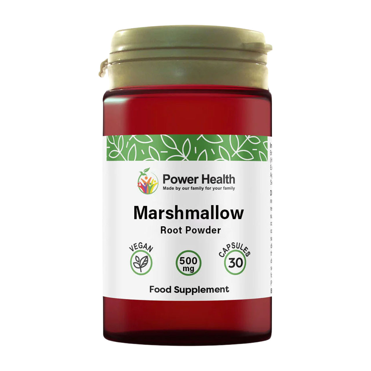Power Health Marshmallow Root Powder, 500mg 30 Capsules - VictoriaHealth
