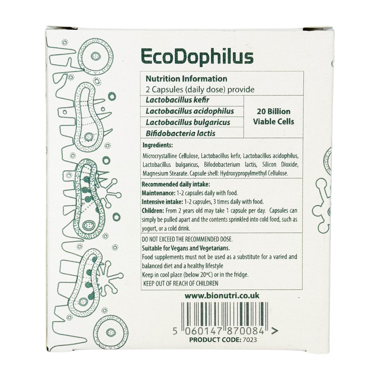 BioNutri Ecodophilus, 60 Capsules - VictoriaHealth