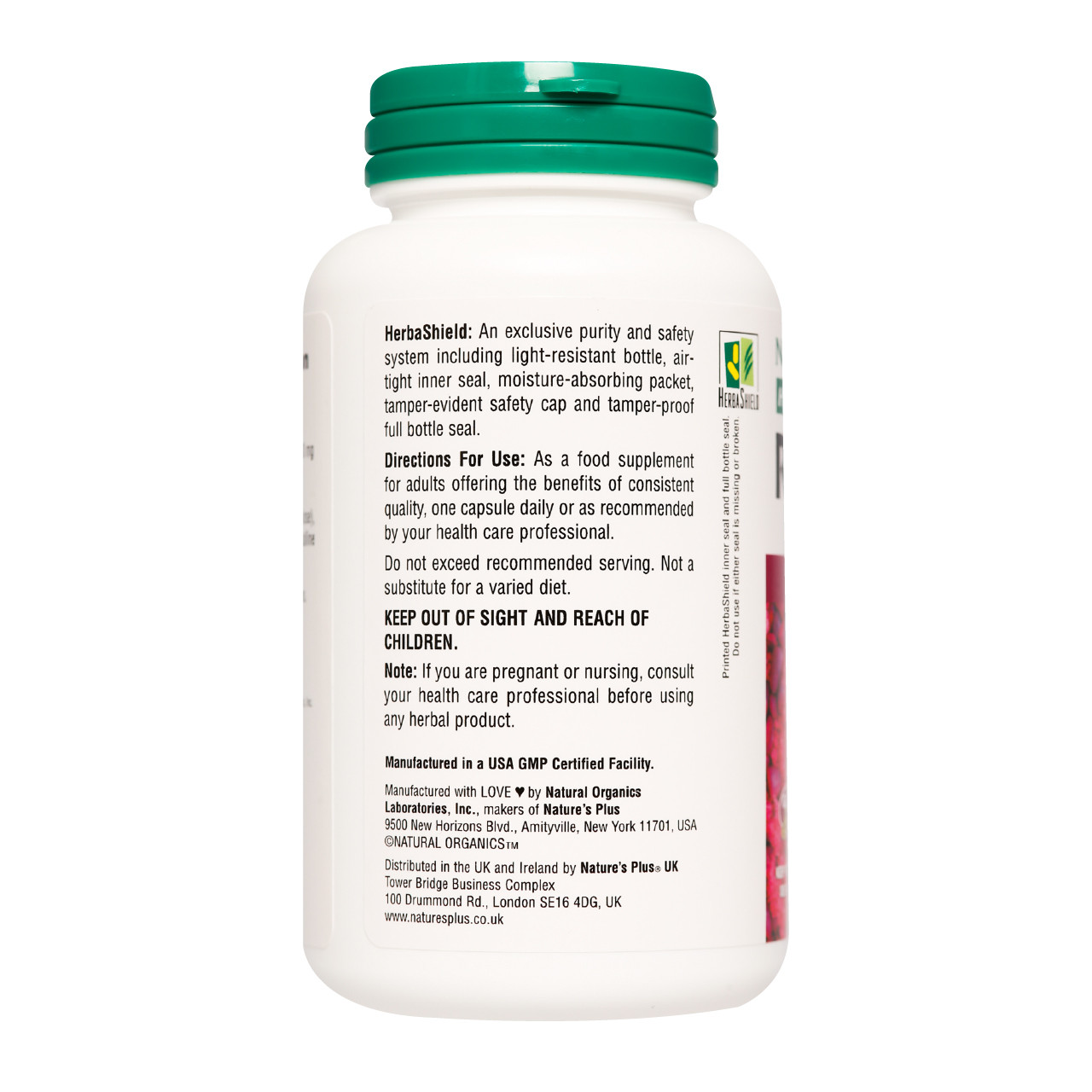 Natures Plus Red Yeast Rice, 600mg 120 Capsules - VictoriaHealth