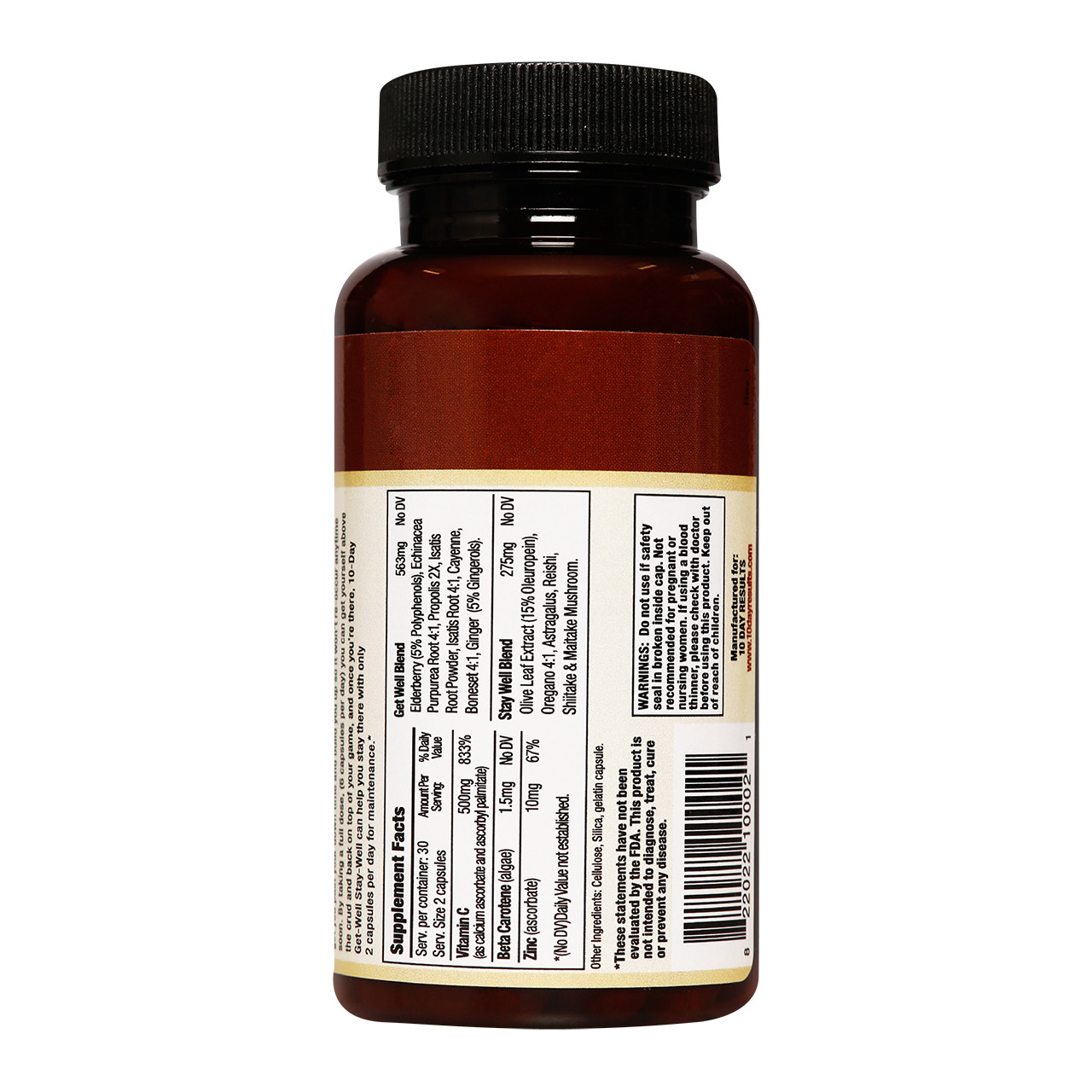 10 Day Results 10 Day Get Well, Stay Well, 60 Capsules - VictoriaHealth