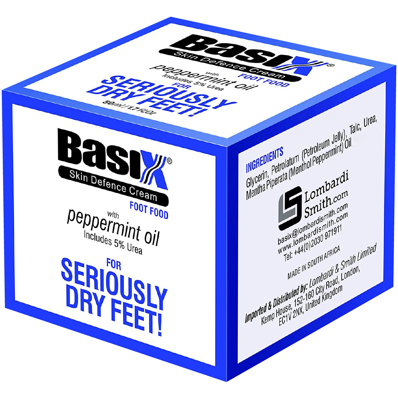 Basix Skin Defence Cream Foot Food, 50ml - VictoriaHealth