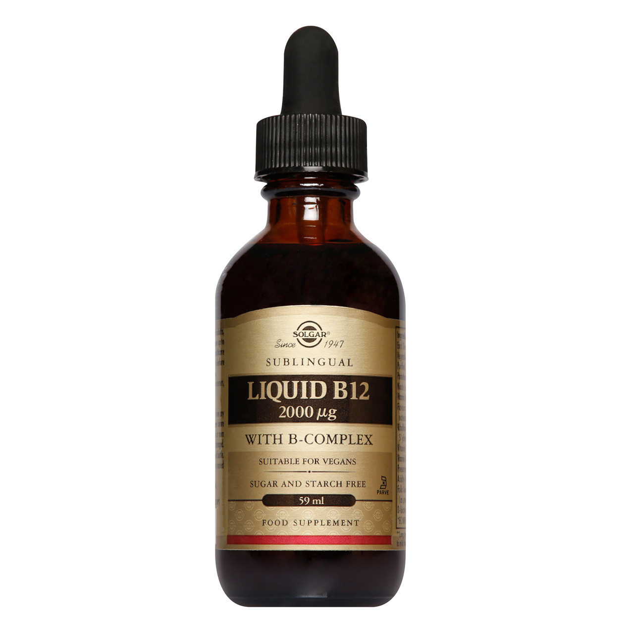 Solgar Liquid B-12, 2000mcg 59ml - VictoriaHealth