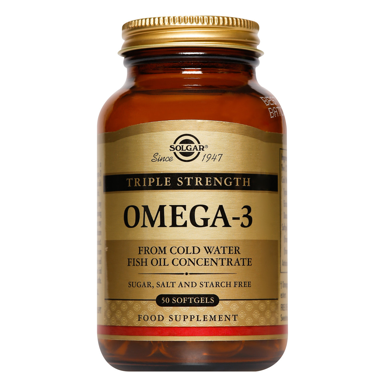 Solgar Triple Strength Omega-3, 2800mg 50 Softgels - VictoriaHealth