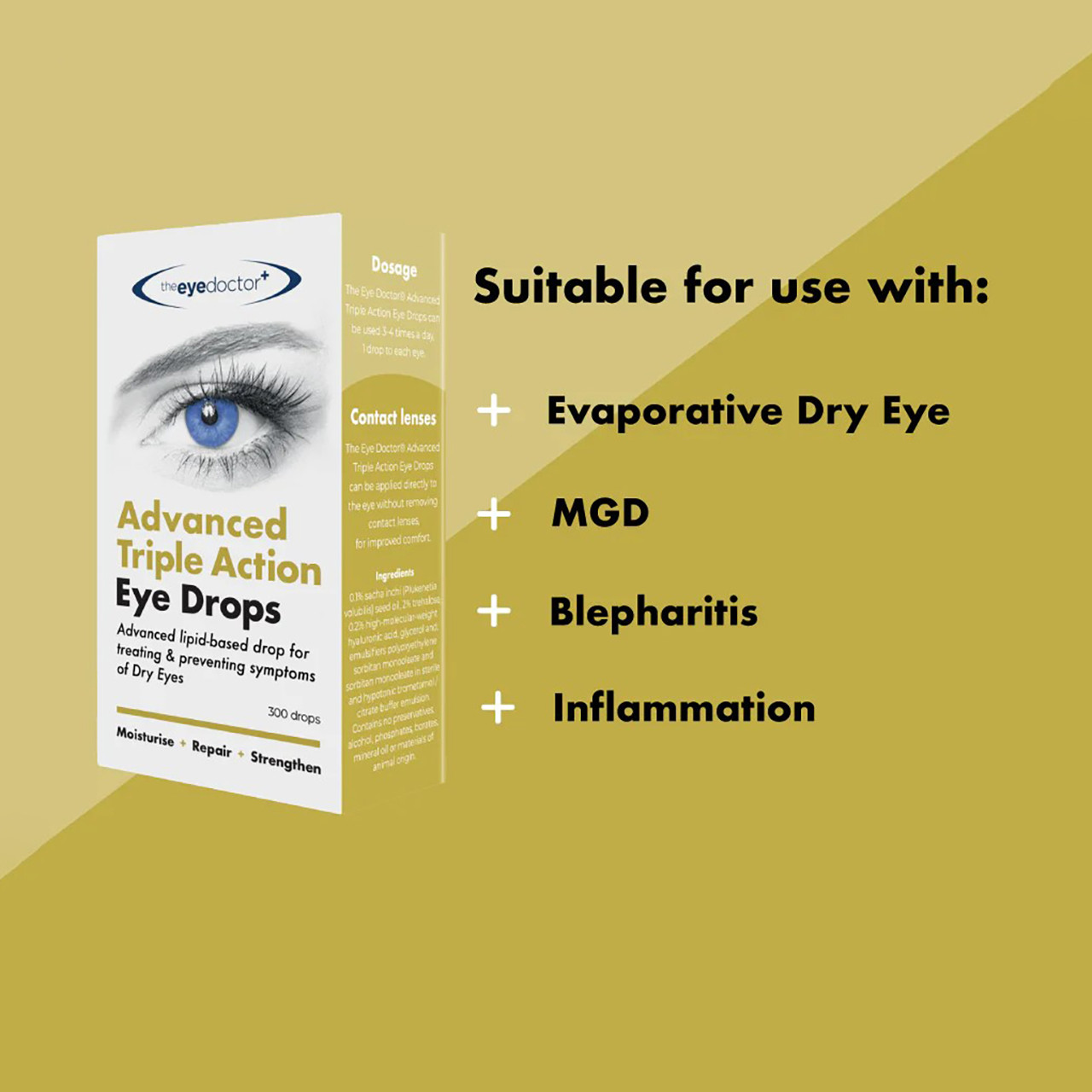 The Eye Doctor Advanced Triple Action Eye Drops, 10ml - VictoriaHealth