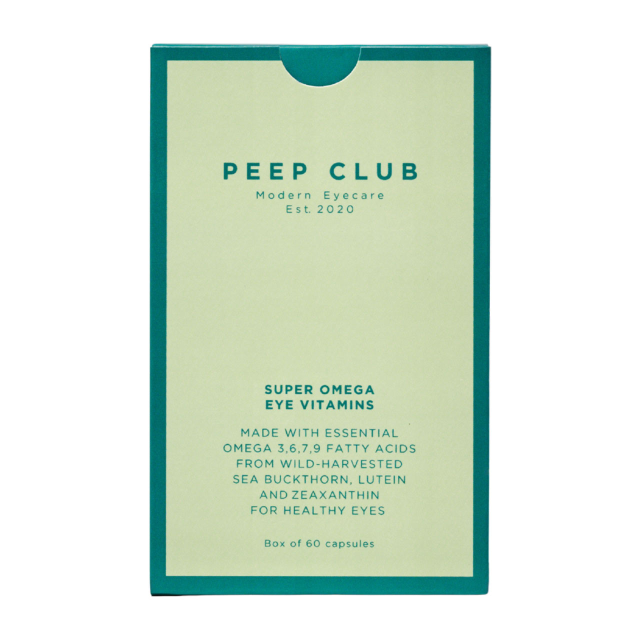 Peep Club Super Omega Dry Eye Vitamins, 60 Capsules - VictoriaHealth