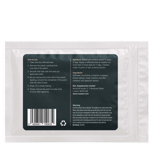 Ross J. Barr Healing Patches, 5 Pain-Relief Patches - VictoriaHealth