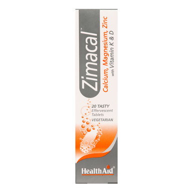 HealthAid Zimacal Effervescent, 20 Tablets - VictoriaHealth
