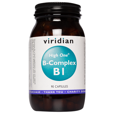 Viridian High One Vitamin B1 with B Complex, 90 Capsules - VictoriaHealth