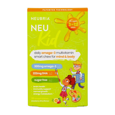 Neubria Neu Kid - Multivitamin Plus Omega-3, 30 Soft Chews - VictoriaHealth