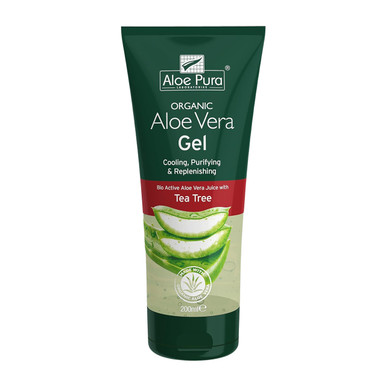 Aloe Pura Aloe Vera Gel with Tea Tree, 200ml - VictoriaHealth