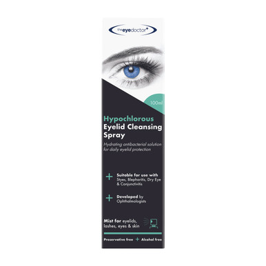 The Eye Doctor Hypochlorous Eyelid Spray, 100ml - VictoriaHealth