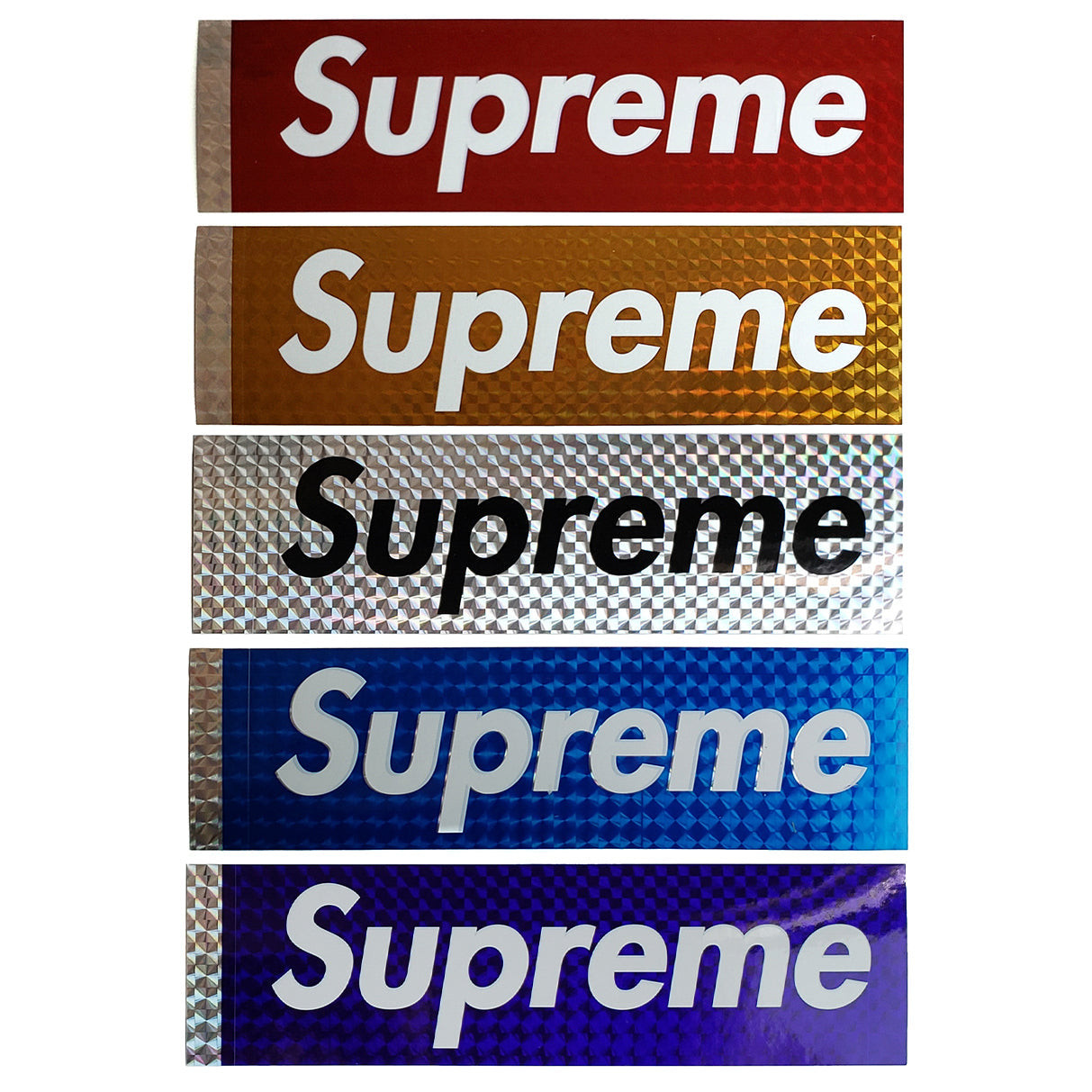Supreme Holographic Box Logo Stickers | 2006 | Supreme Stickers