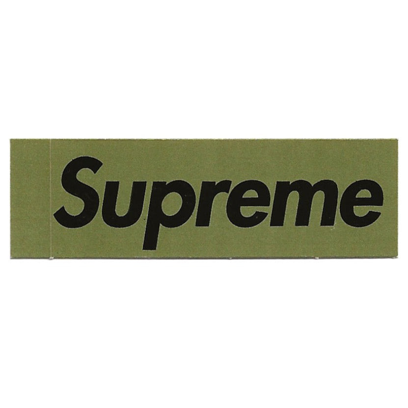 Supreme Olive/Black Box Logo Sticker Mini | 1997 | Supreme Sticker